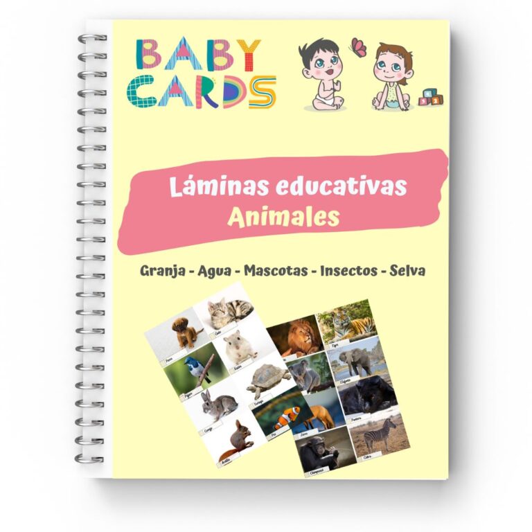 Tarjetas educativas de animales - OrientaNova